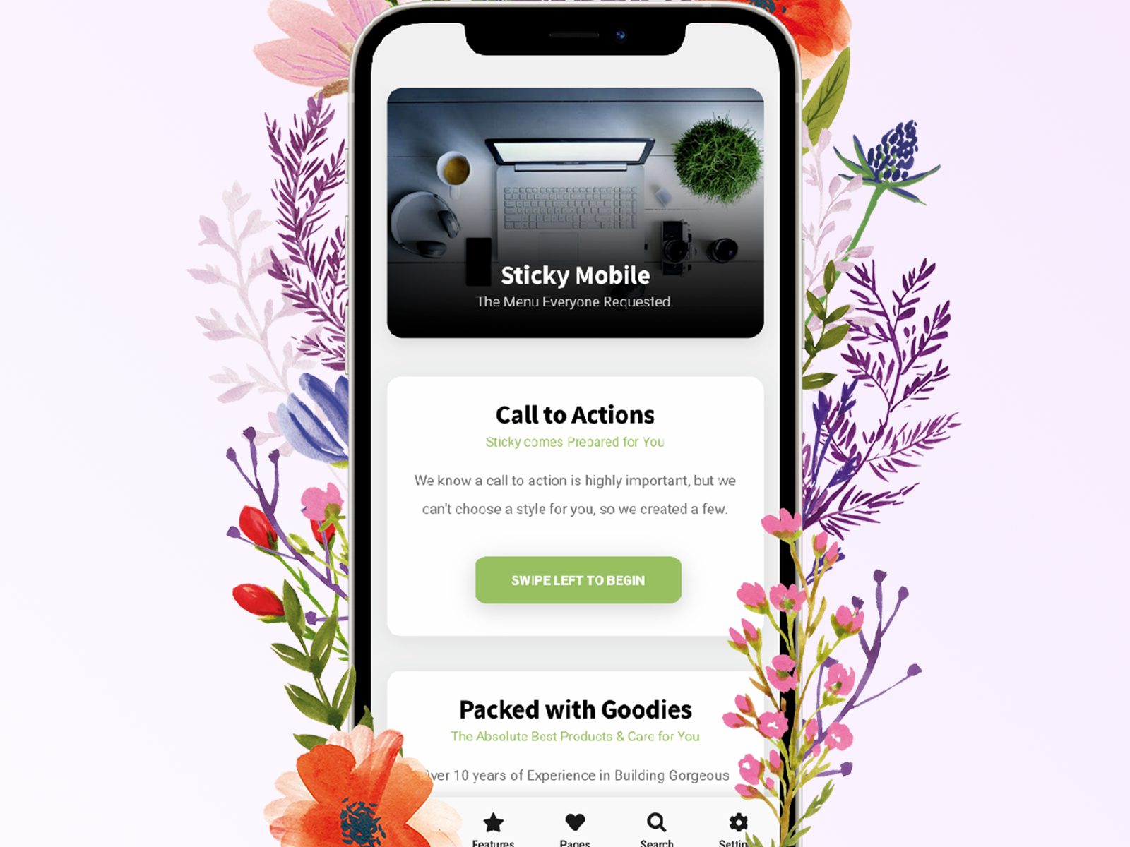 Sticky Mobile | Premium Mobile Kit & PWA - App Template by Enabled on ...