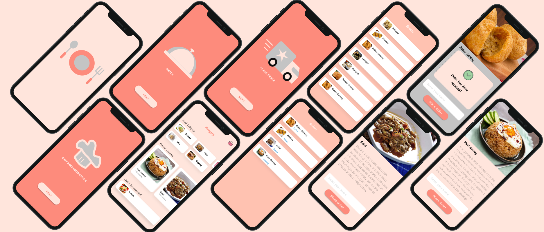 Hunggry - Your Daily Food Place Order Solution by Zafira Fedhila on ...