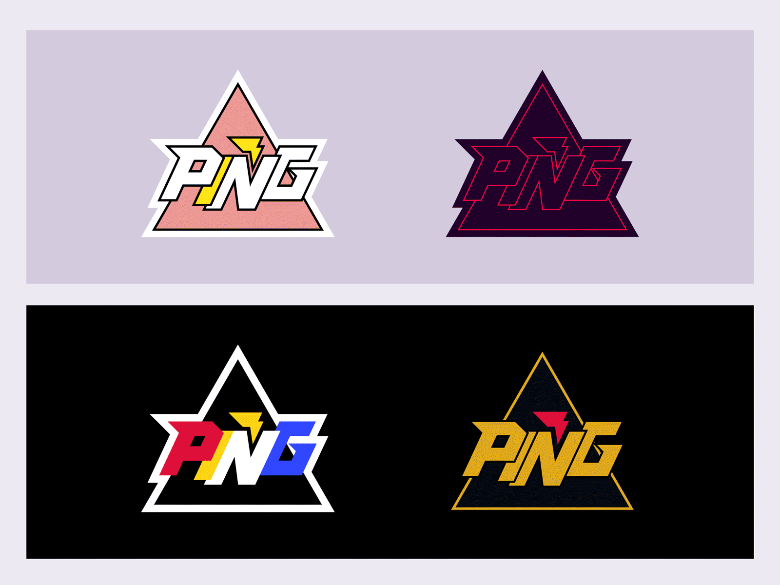 PiNG's personal logo #2 pin&sticker by Ethan Wang on Dribbble