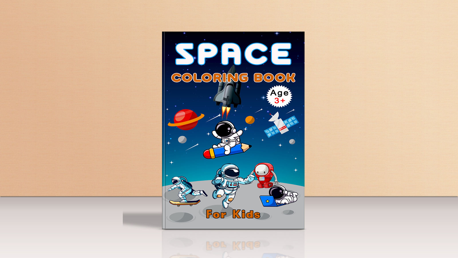 Space Coloring Book Cover Design by Md Shakil Ahmed on Dribbble