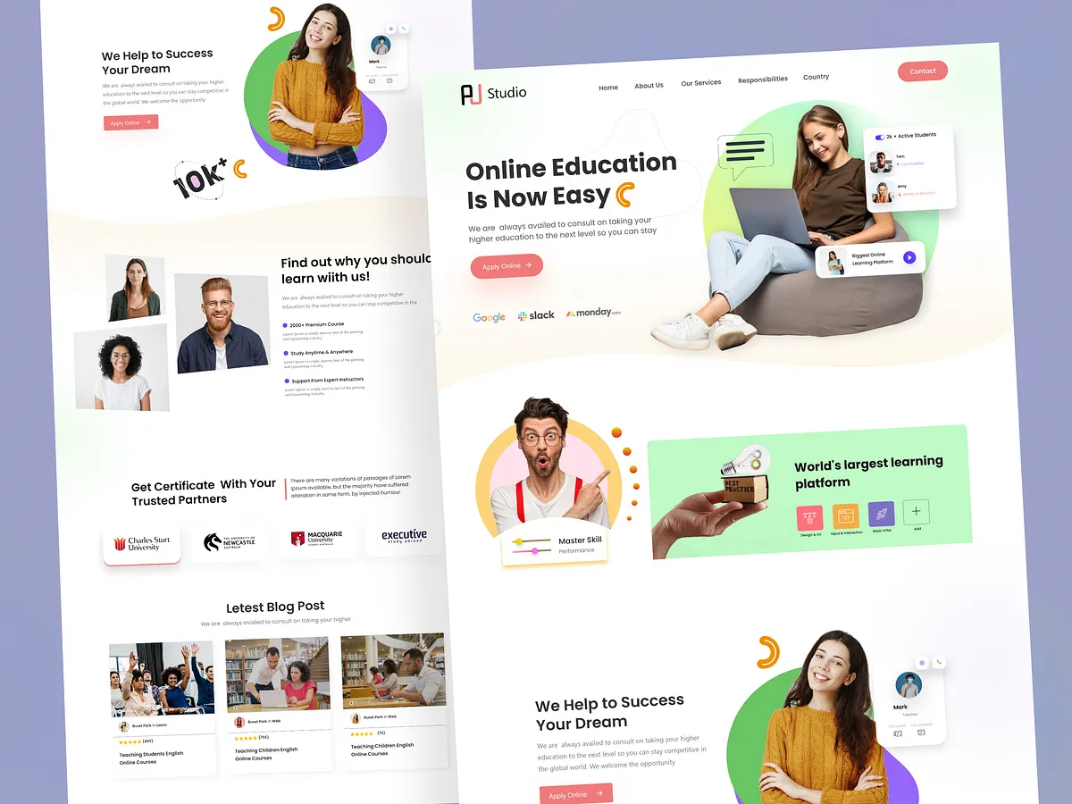 School App designs, themes, templates and downloadable graphic elements ...