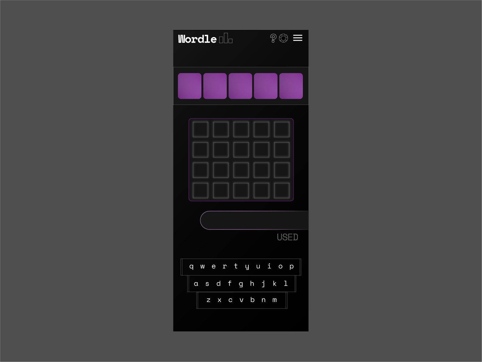 Wordle UI/UX Redesign by Spencer La Buda on Dribbble