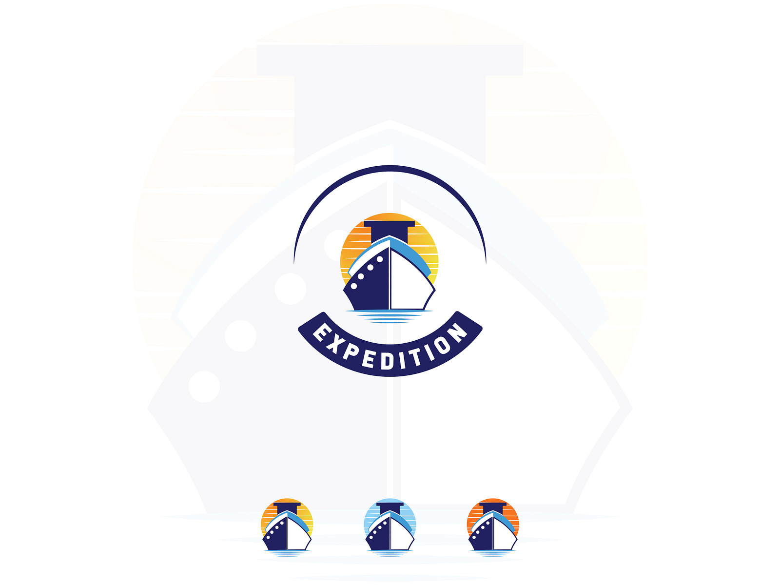 Ship logo Design by Sumona Akter - logo designer on Dribbble