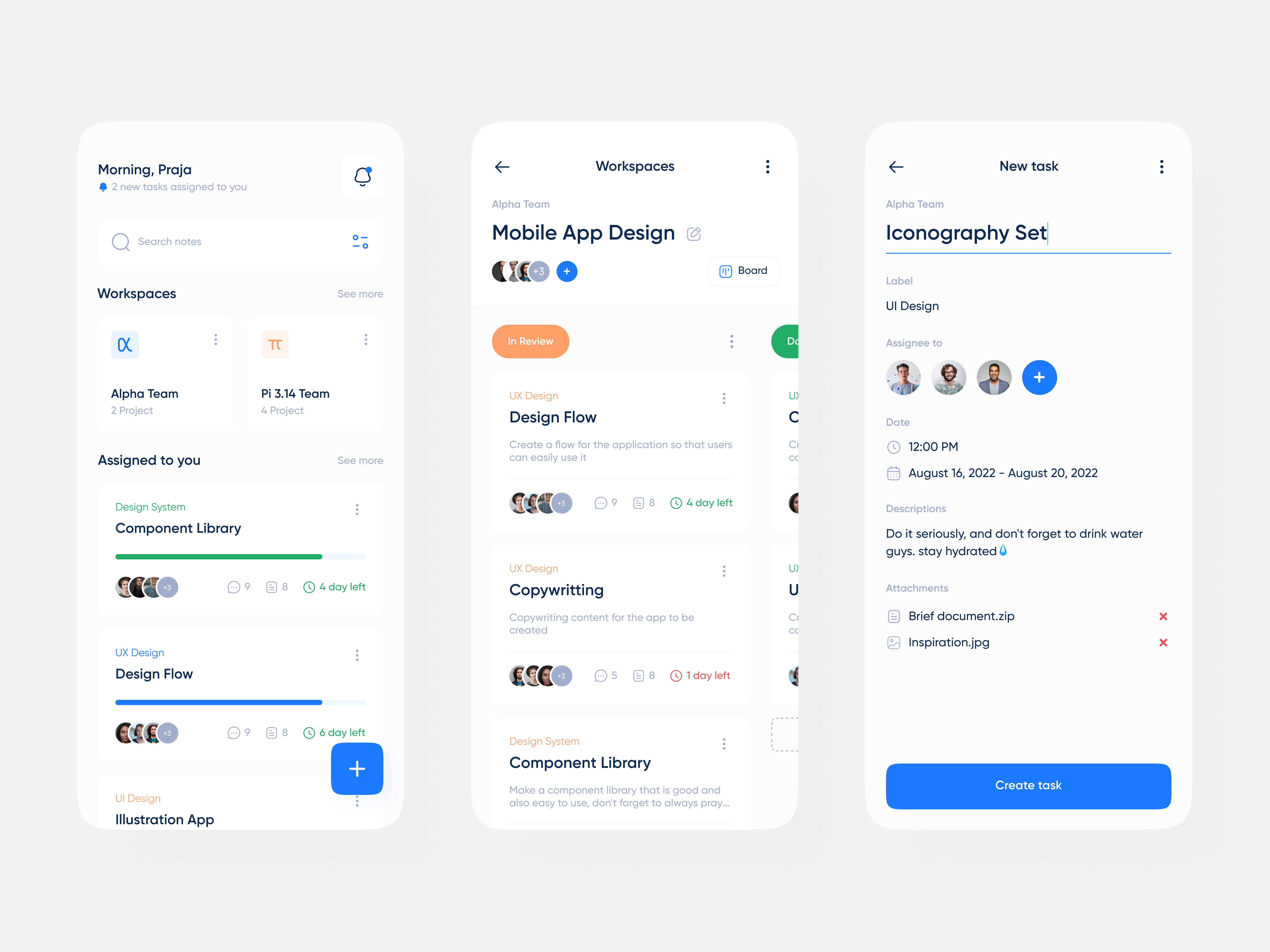 Project Management Mobile App by Farhan Fauzan on Dribbble