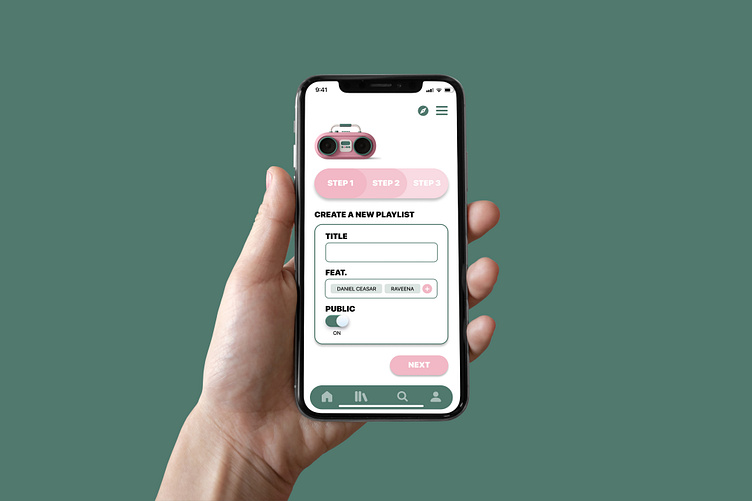 App UI: Progress Indicator During Playlist Creation by Emily Wong (she ...