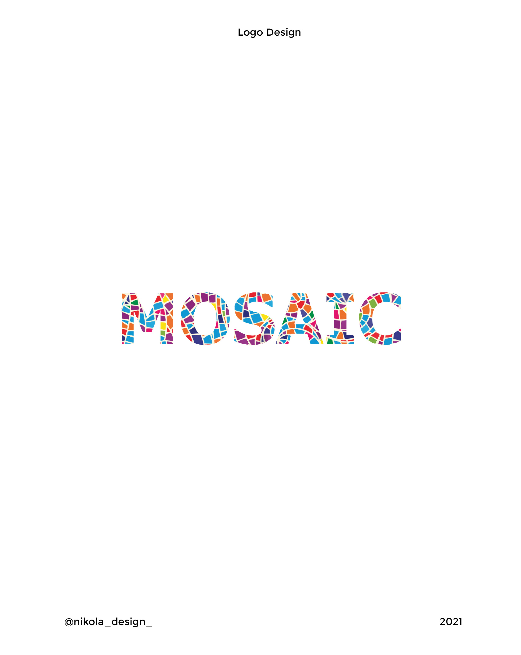 Mosaic - Logo Design by Nikola on Dribbble