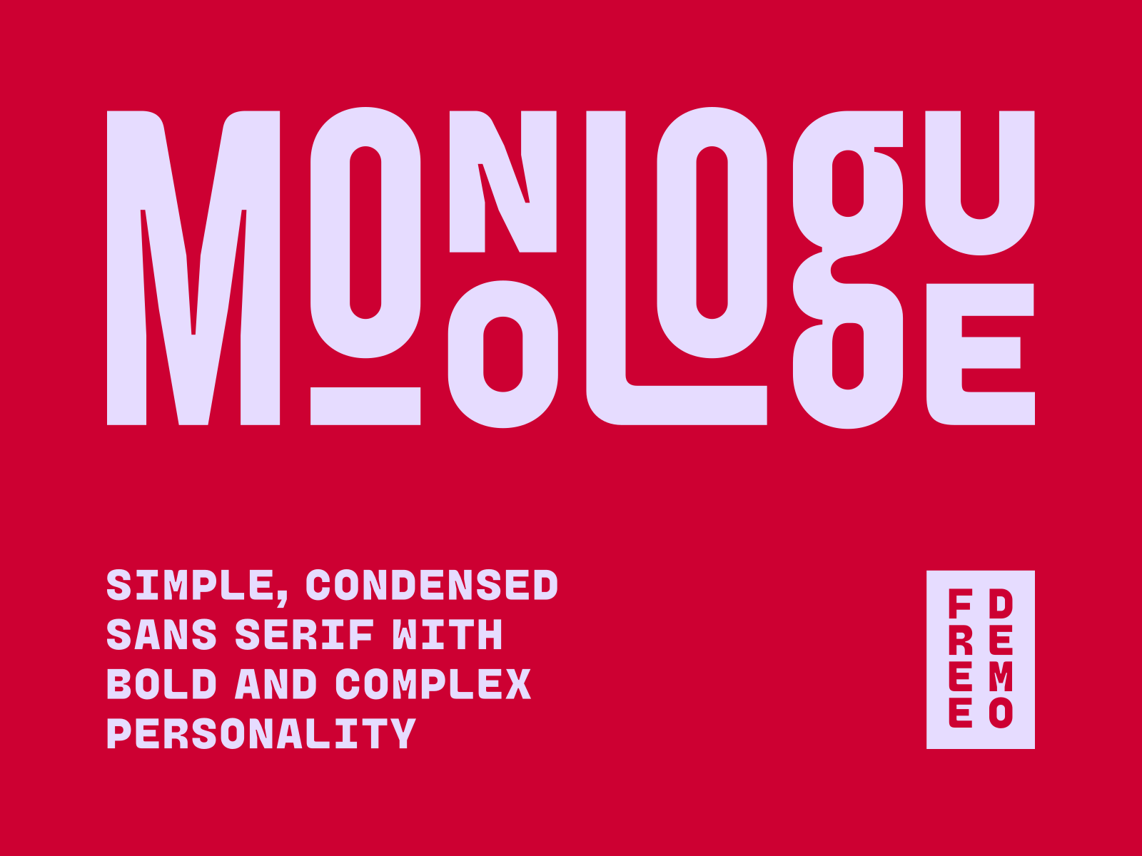 Monologue Font by Yusril Muhtadi on Dribbble