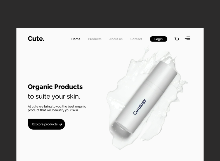 E-commerce web UI by David Ayewah on Dribbble