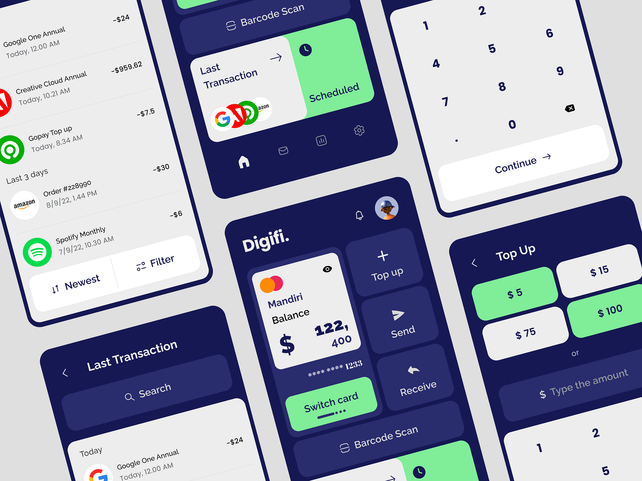 Digifi - Digital Mobile App by Zhofran Ardyan for Hatypo Studio on Dribbble