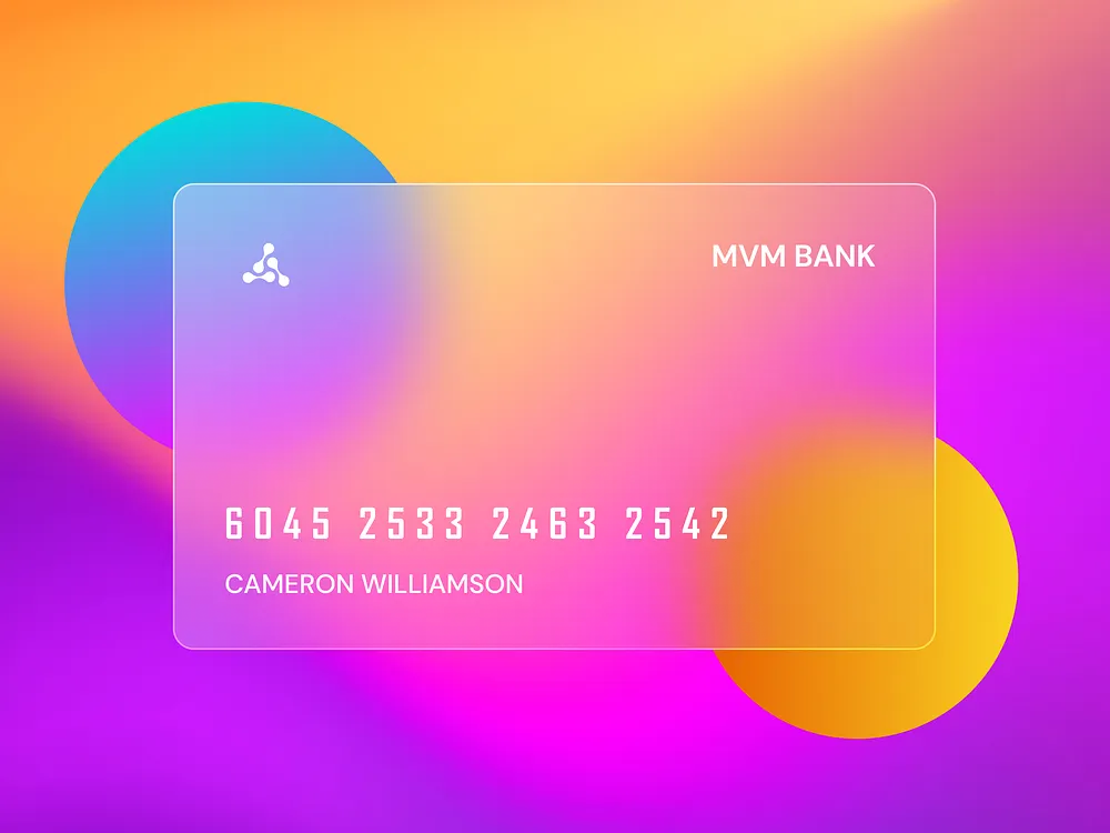 Glassmorphic Card designs, themes, templates and downloadable graphic ...