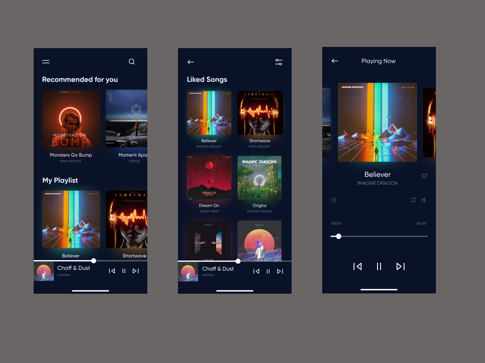 Music app UI by RICHARD GACHUHI on Dribbble