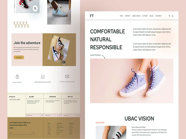 Shoe Website designs, themes, templates and downloadable graphic ...