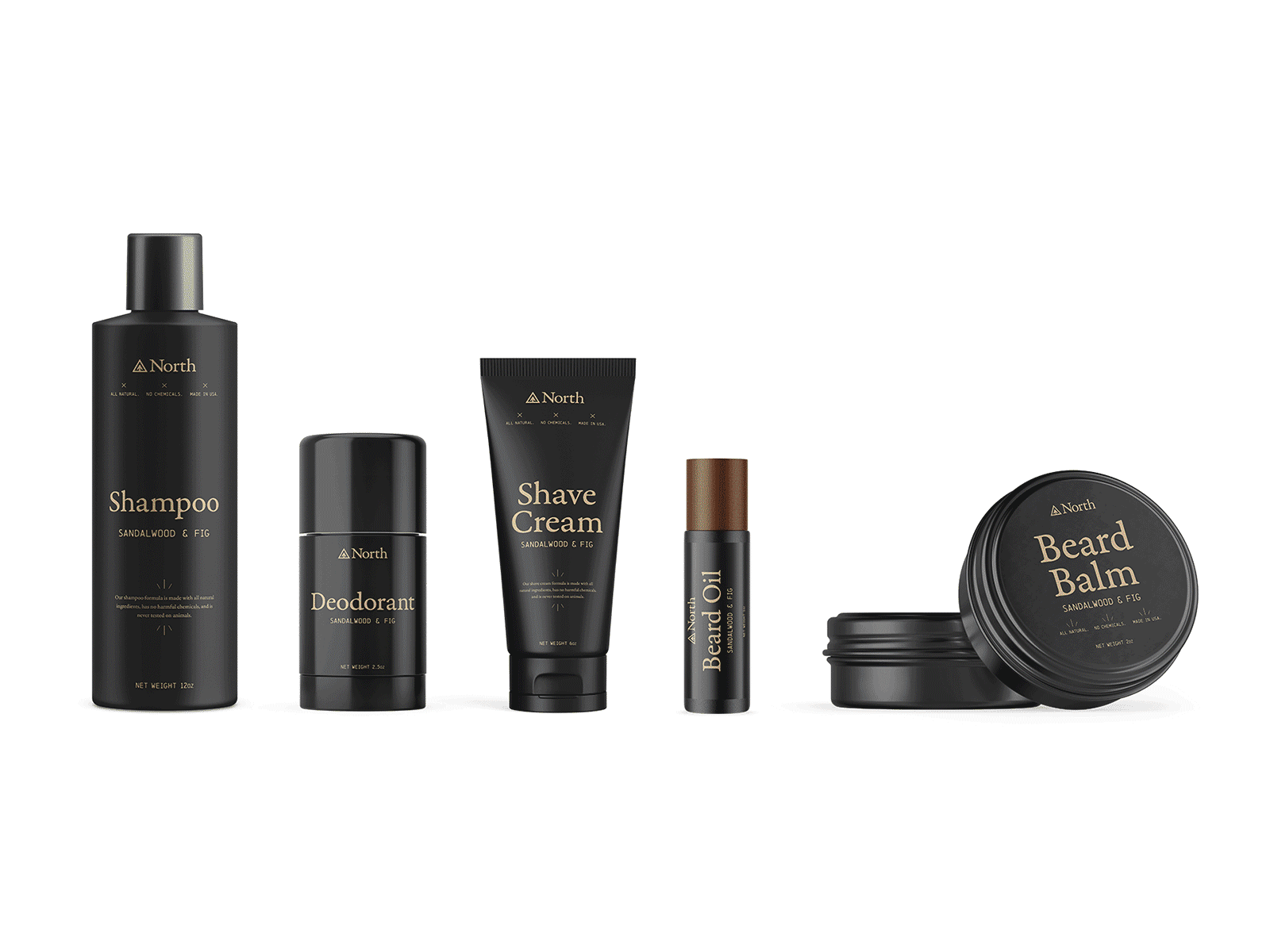North - Men's Grooming Packaging by Optim Creative on Dribbble