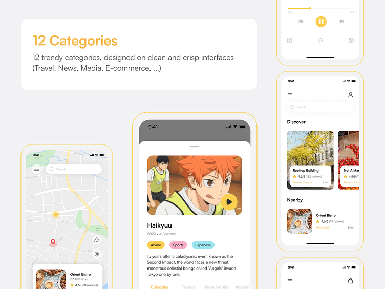 Hydra - Multipurpose App UI Kit by Capi Product on Dribbble