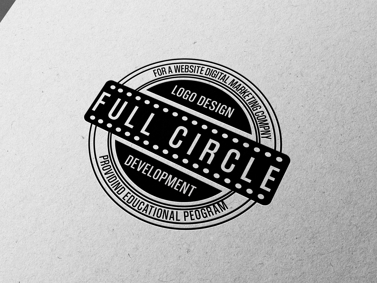 Circle logo design by Umm-e-Kalsoom on Dribbble