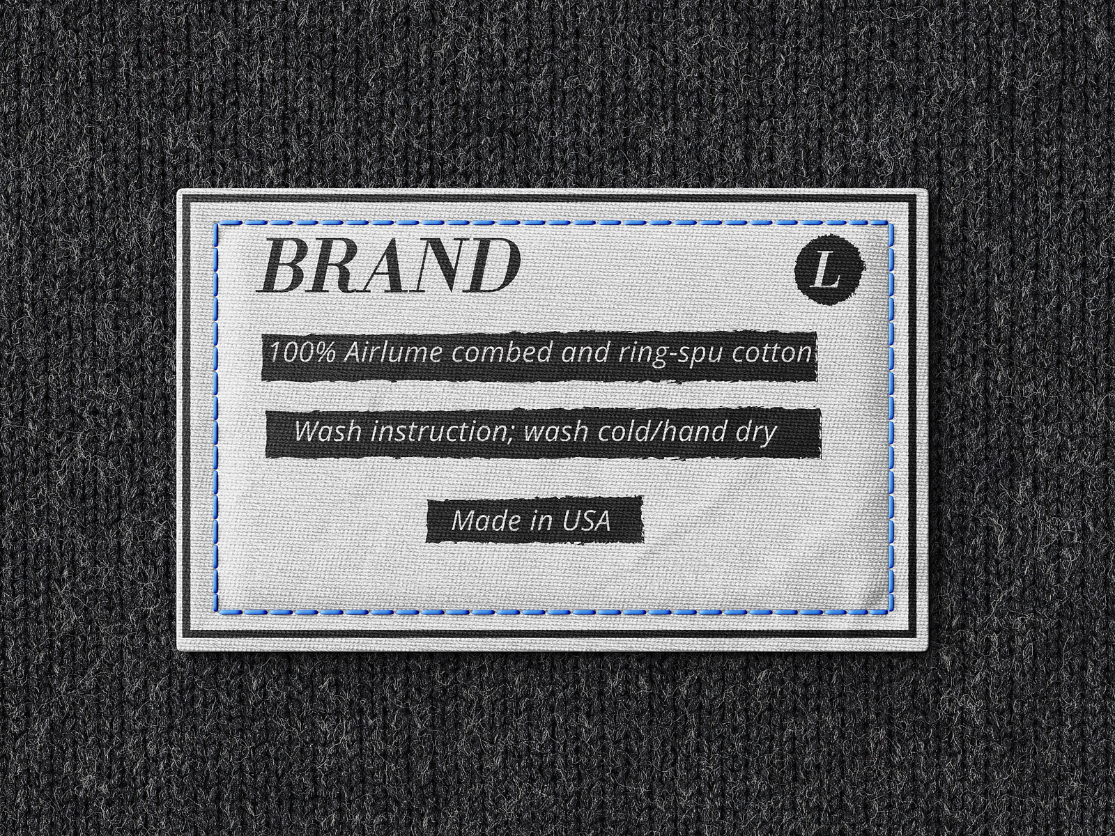 Neck label design by Umm-e-Kalsoom on Dribbble