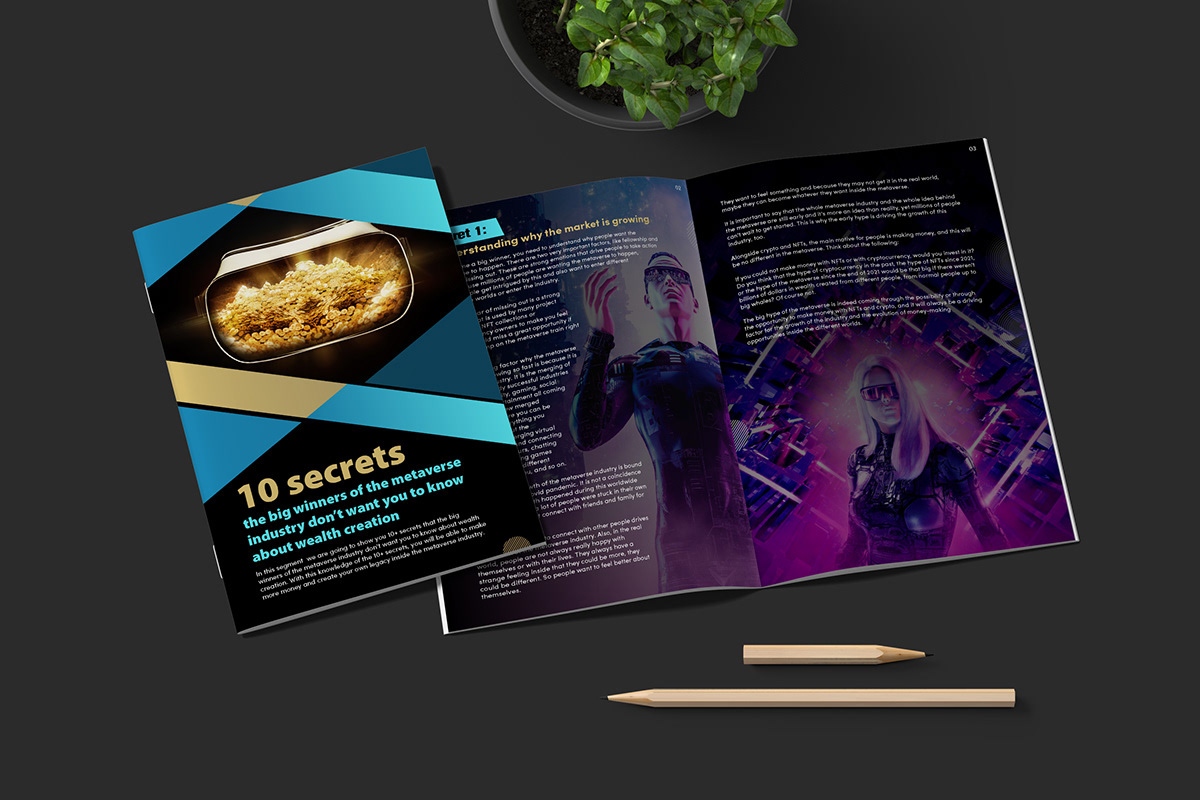 Brochure in Gaming genre by Designer_1100 on Dribbble