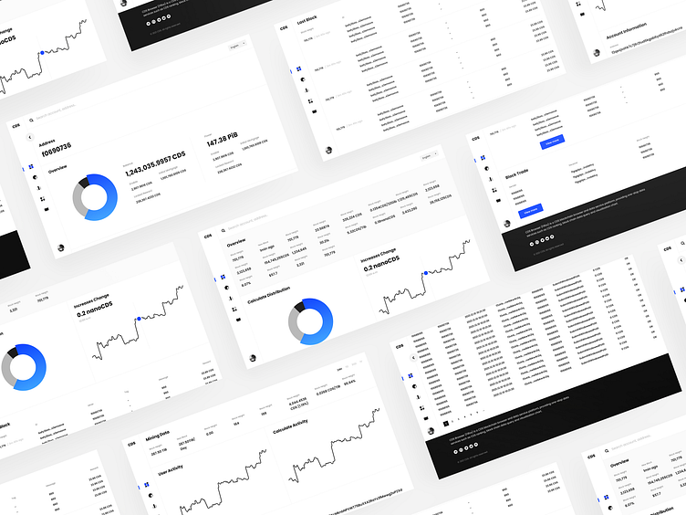 CDS｜Blockchain Mining Platform / Browser by Hanyang Wang on Dribbble
