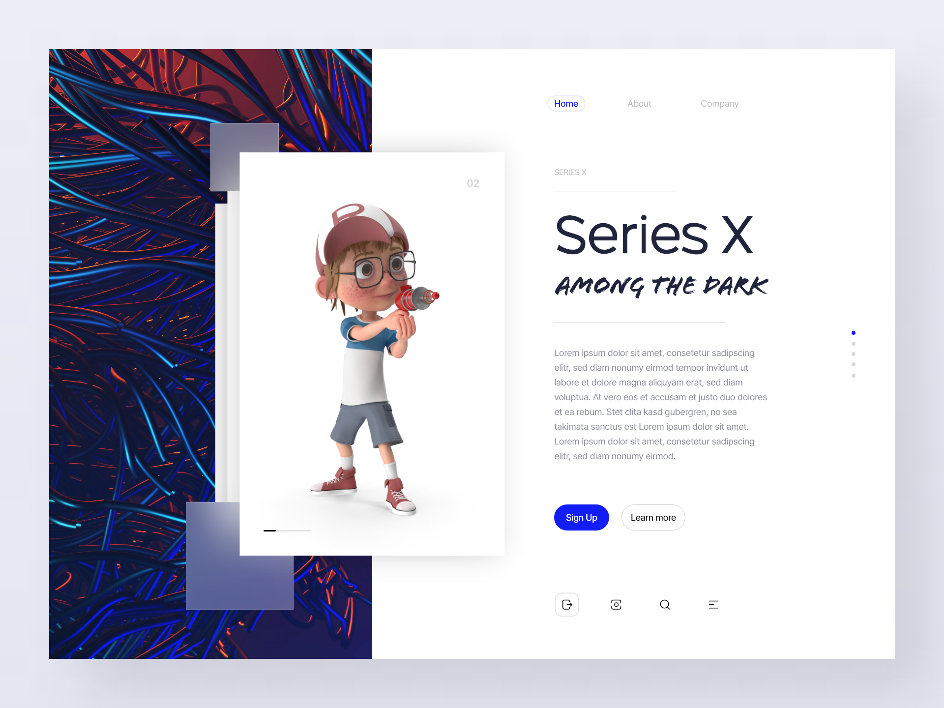 Series X - Slider Design by Julius Branding for Immersive Studios on ...