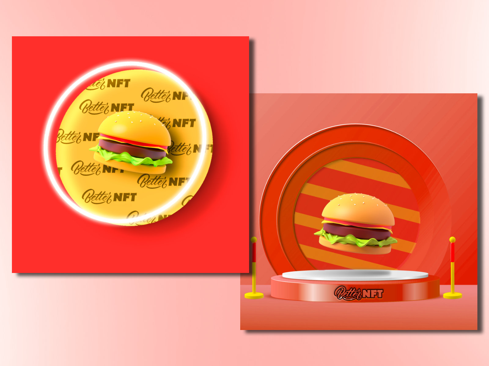 Burger Models by Rasterized. on Dribbble