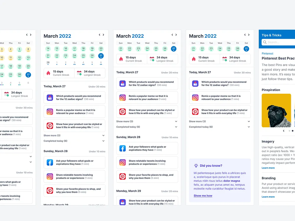 Browse thousands of UI Weekly Calendar images for design inspiration ...