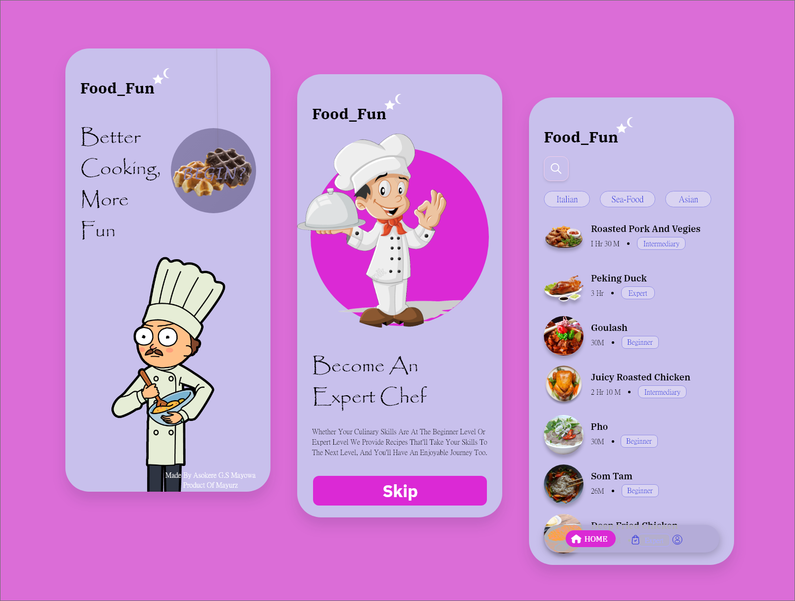 Food Fun by Gabriel (AsokereGsm) - Product Designer on Dribbble