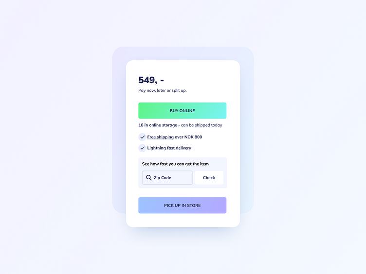 Price Card UI Design by Ildiko Gaspar on Dribbble