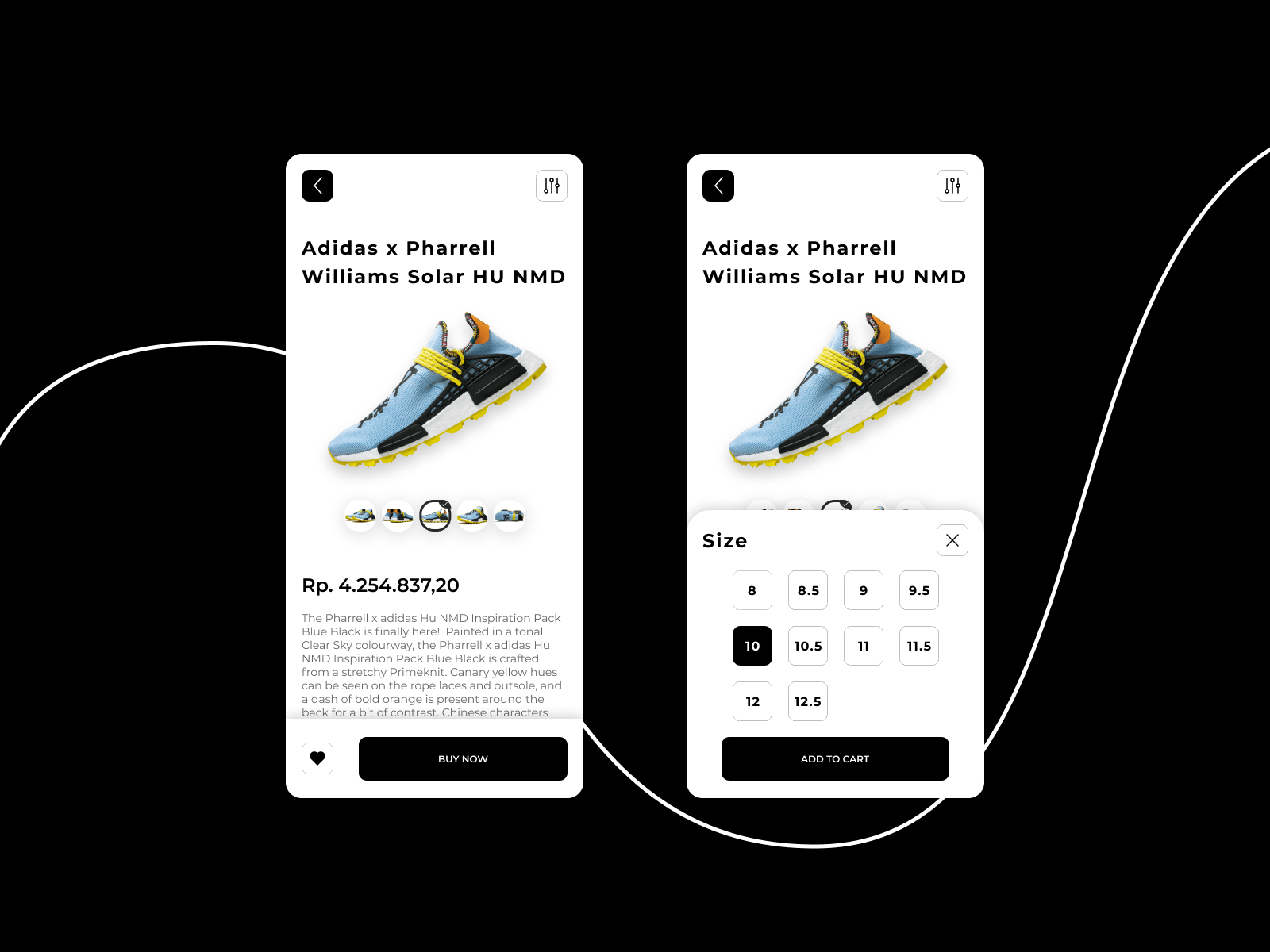 Shoes - Mobile App by Nafan Arinal Haq on Dribbble