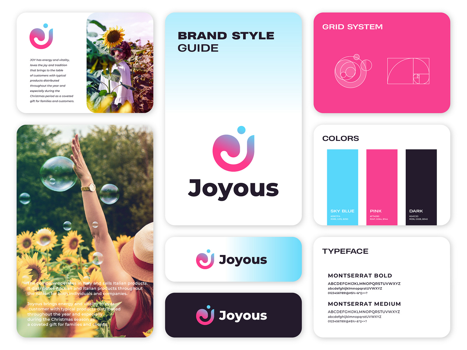 Joyous Logo Guidelines Brand book by Pixtocraft on Dribbble