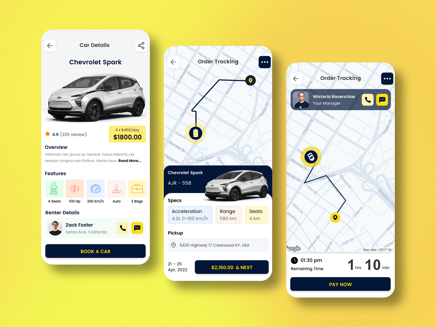 Car Rental/ Car booking App by Rishabh Rai for Fluttertop UIUX Studio ...