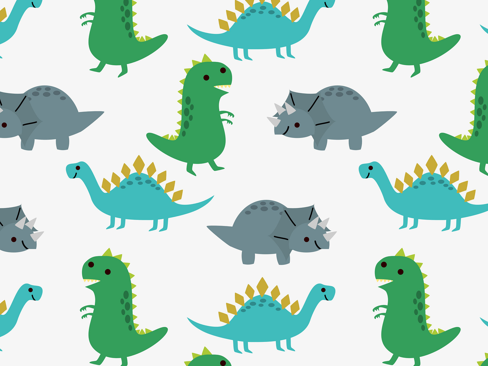 dinosaur patterns by miranda howard on Dribbble