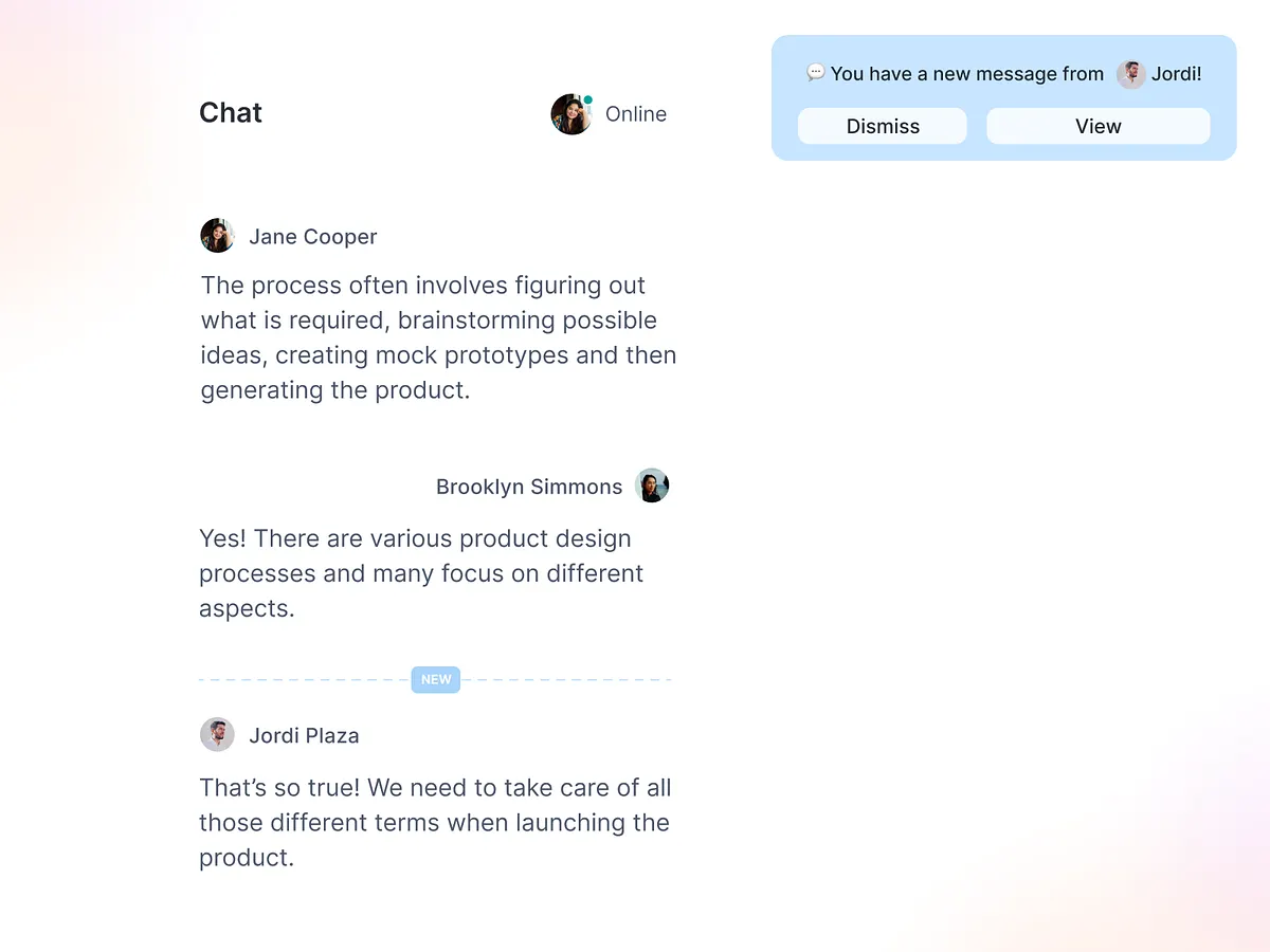 Browse thousands of Chat Notification images for design inspiration ...