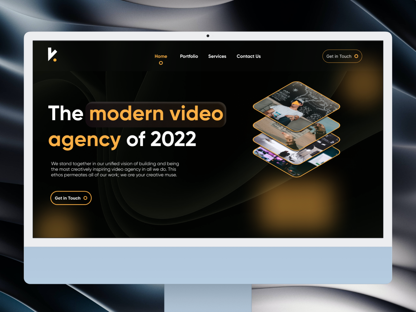 Video Agency Website Re-Design || Hero Section 🔥 by Step Labs on Dribbble