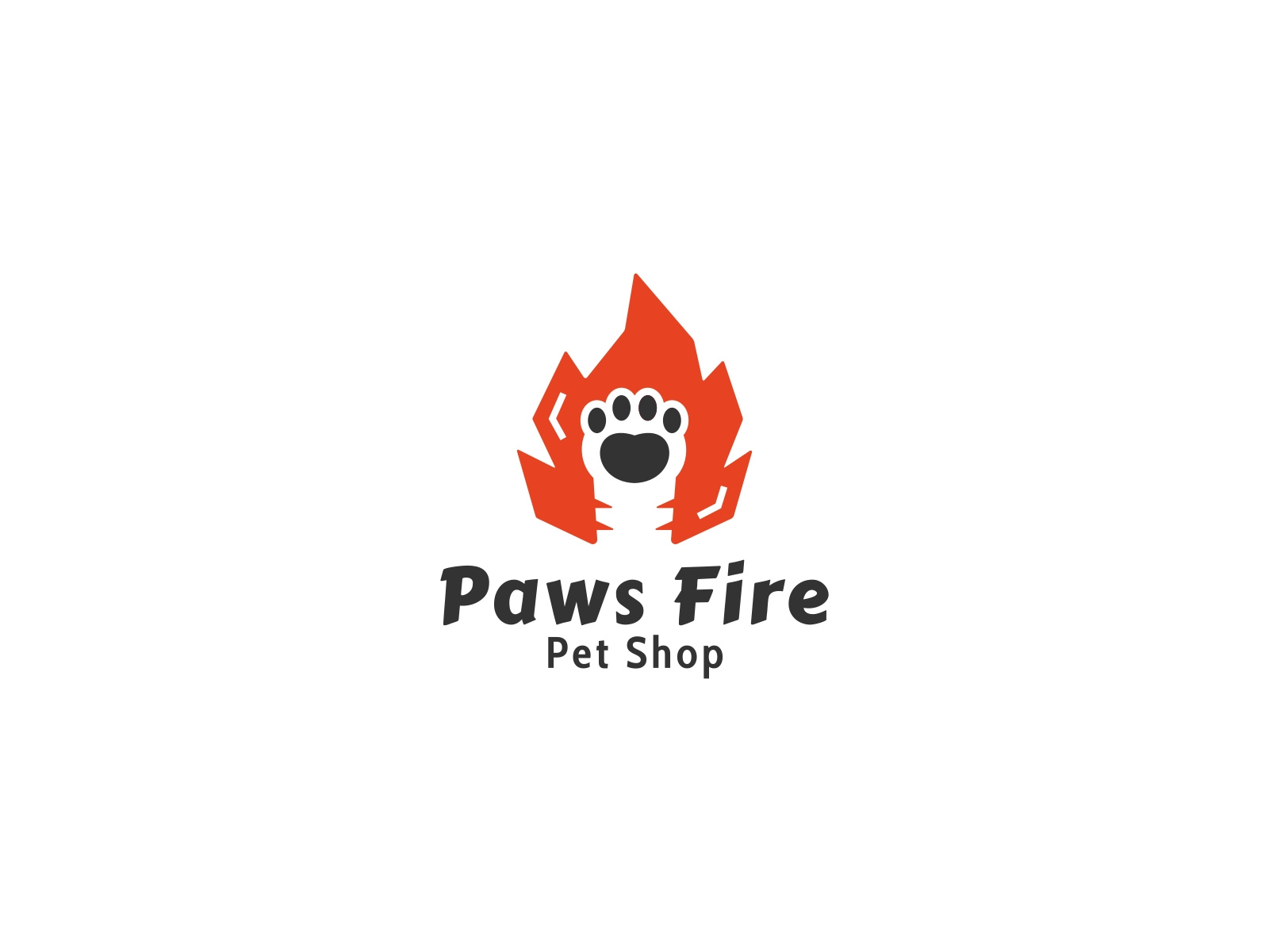 Fire Paw Logo by Iwan Yulianto on Dribbble