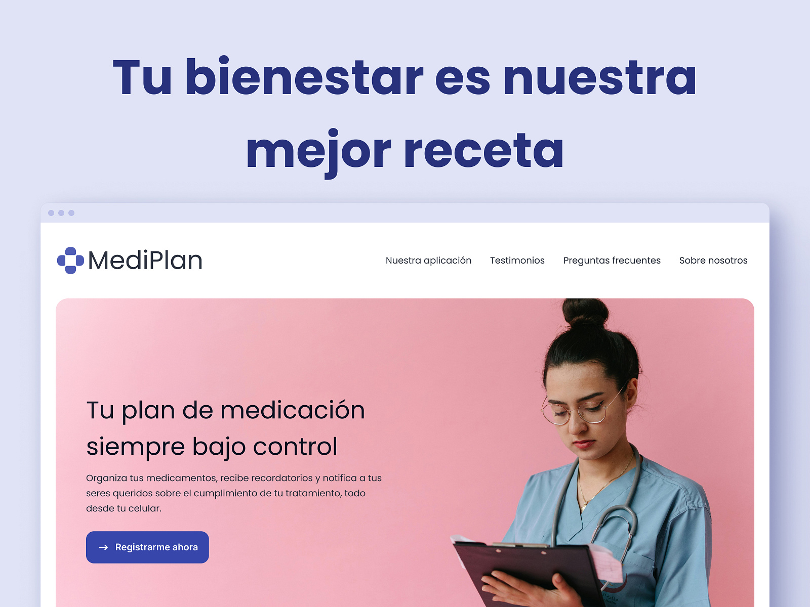 MediPlan | Website Design - Homepage by Dylan Nuñez on Dribbble