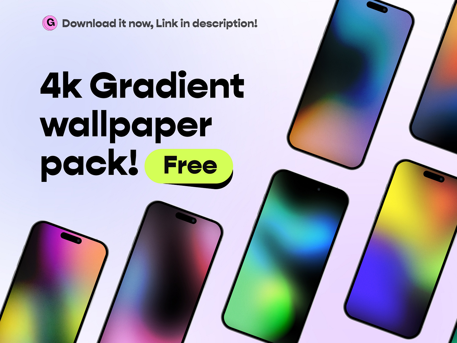 4k gradient wallpaper pack(FREE) by Jay Borda on Dribbble