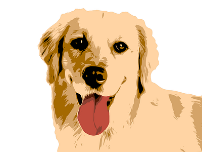 Dog-vector by Pusti Sheth on Dribbble