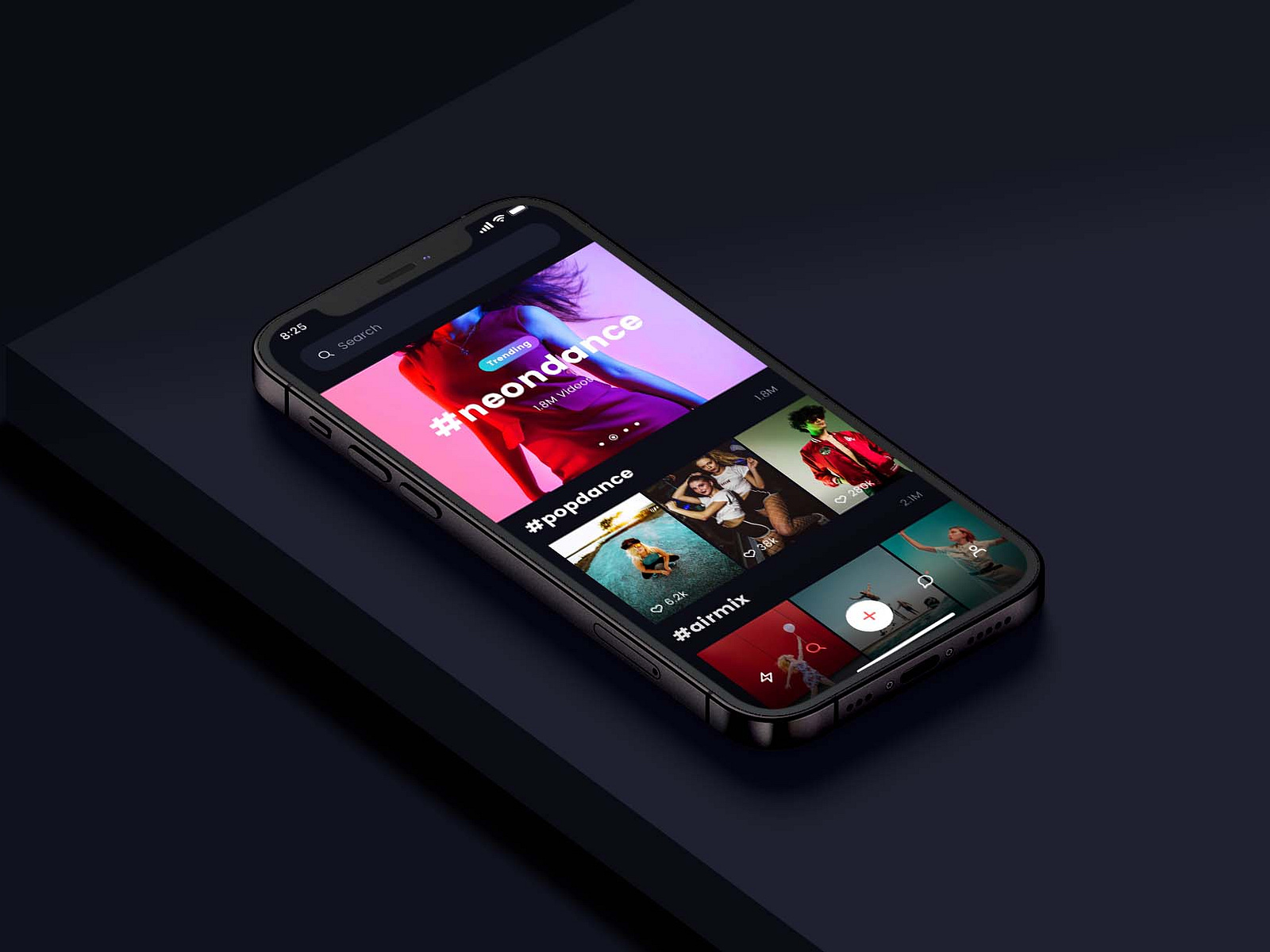 Social Video App UI Design by Interface Market on Dribbble