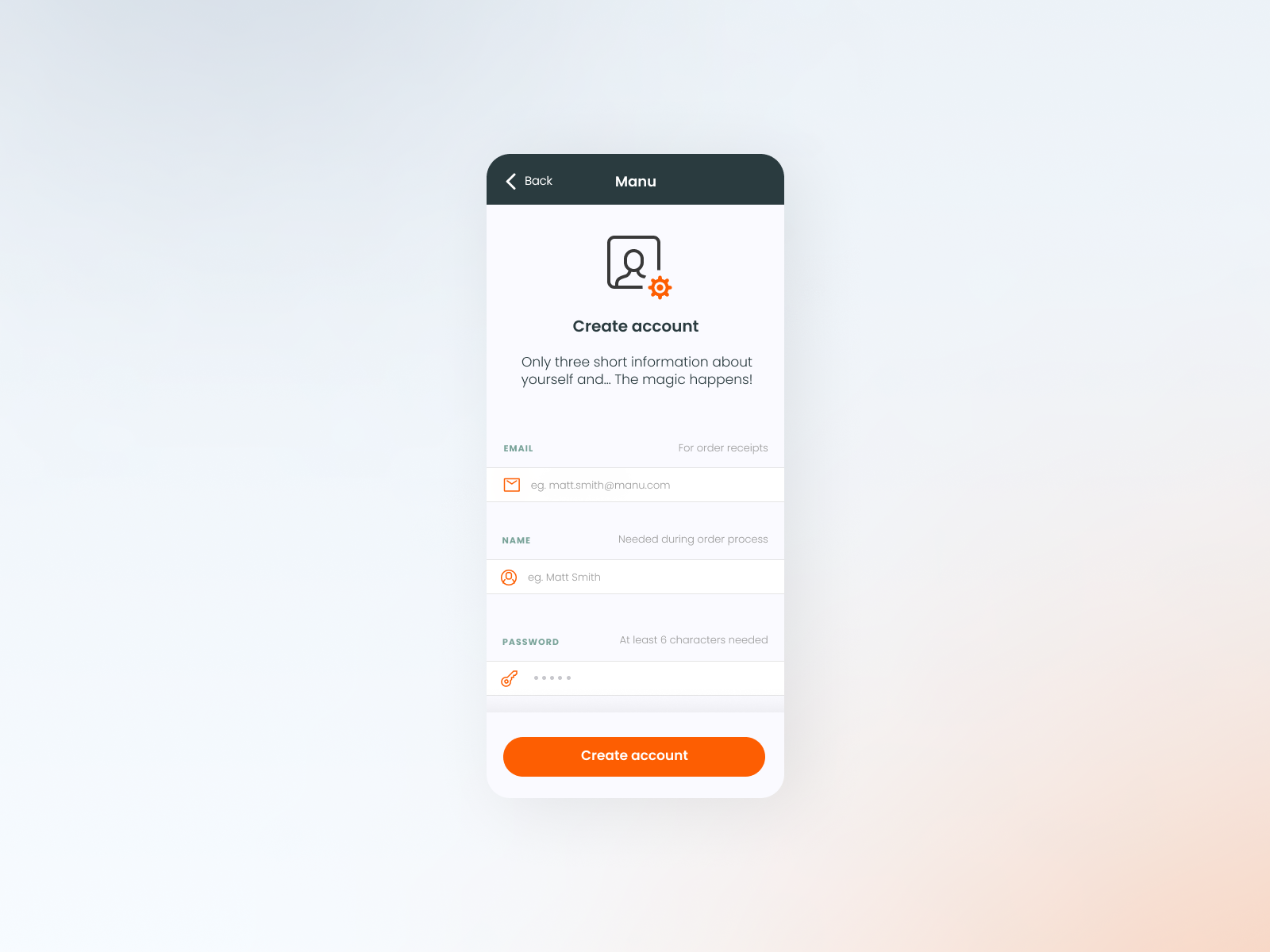 Manu App by Matt Gromulski on Dribbble