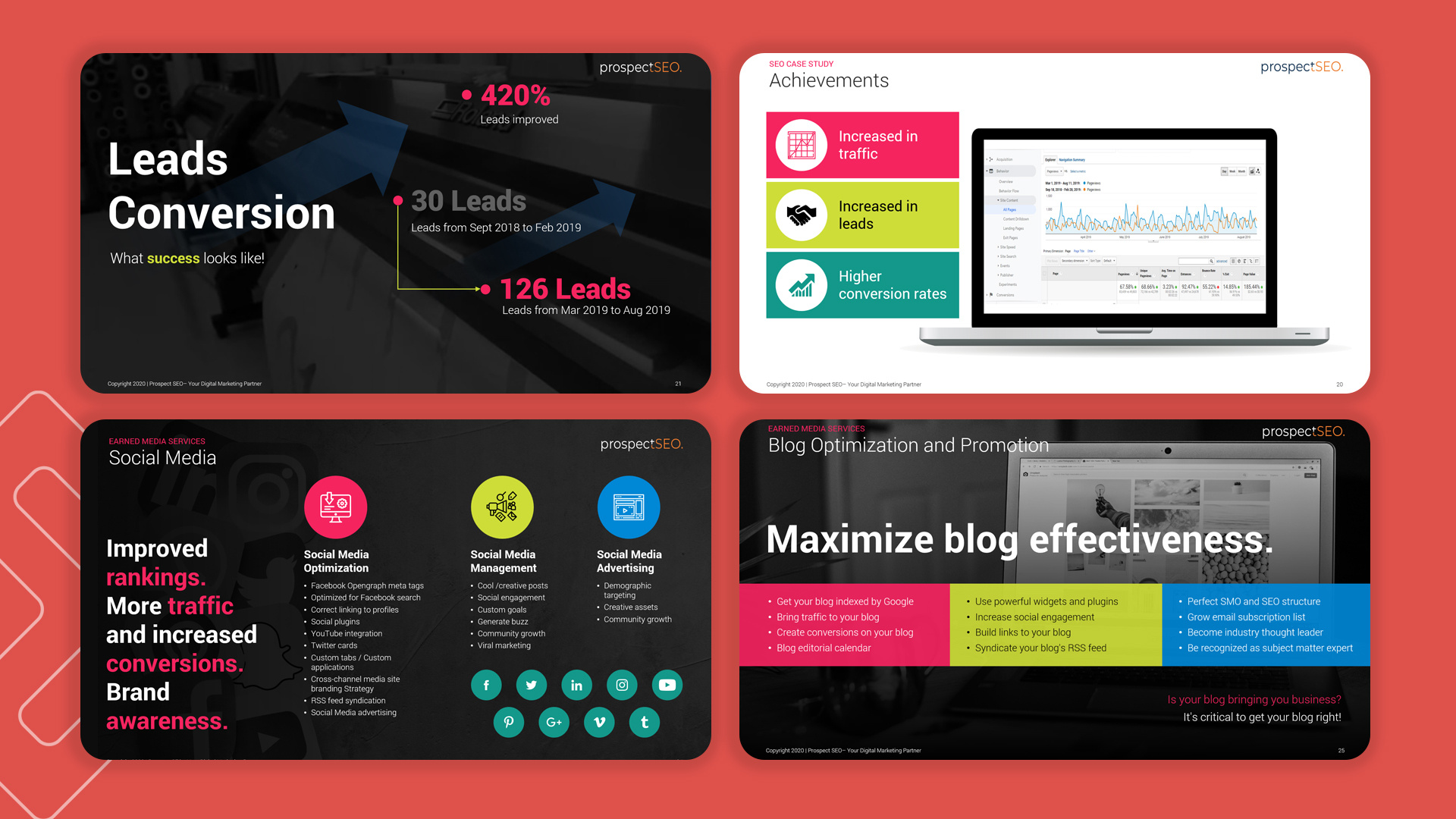 Prospect SEO, Social Media Agency - PowerPoint Slides by Slides IQ - Presentation Design Agency ...