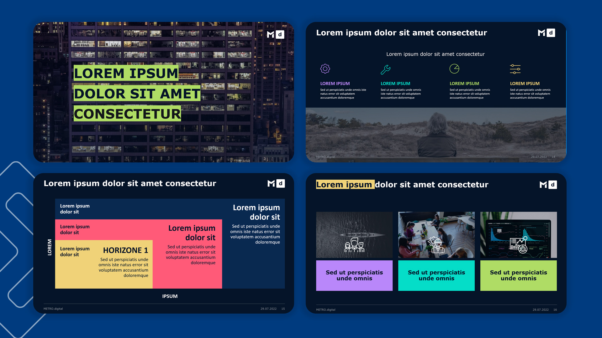 METRO Digital - PowerPoint Slides by Slides IQ - Presentation Design Agency on Dribbble