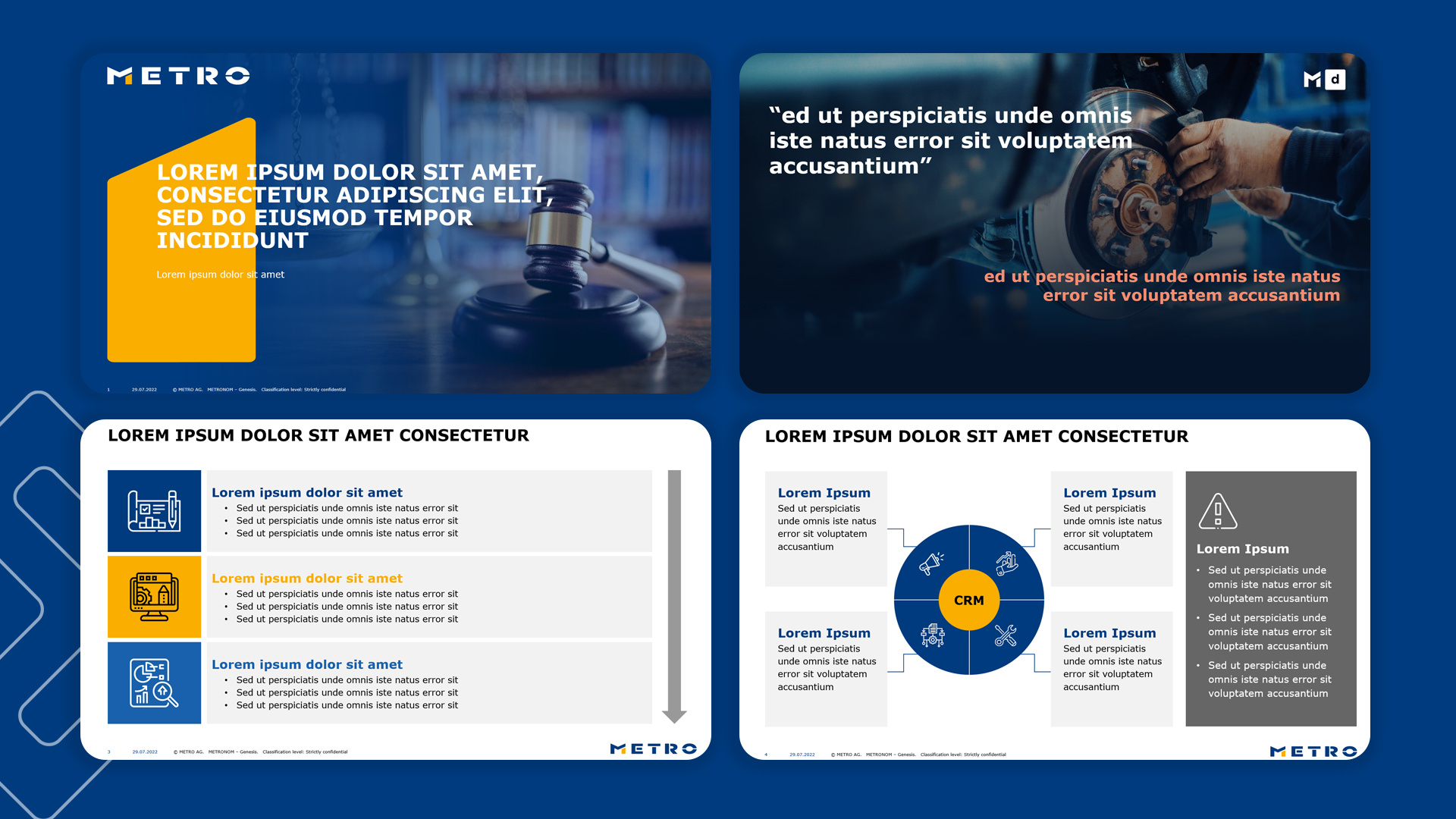 METRO Digital - PowerPoint Slides by Slides IQ - Presentation Design Agency on Dribbble