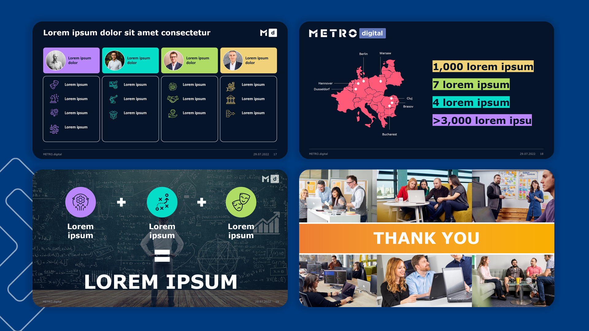 METRO Digital - PowerPoint Slides by Slides IQ - Presentation Design ...