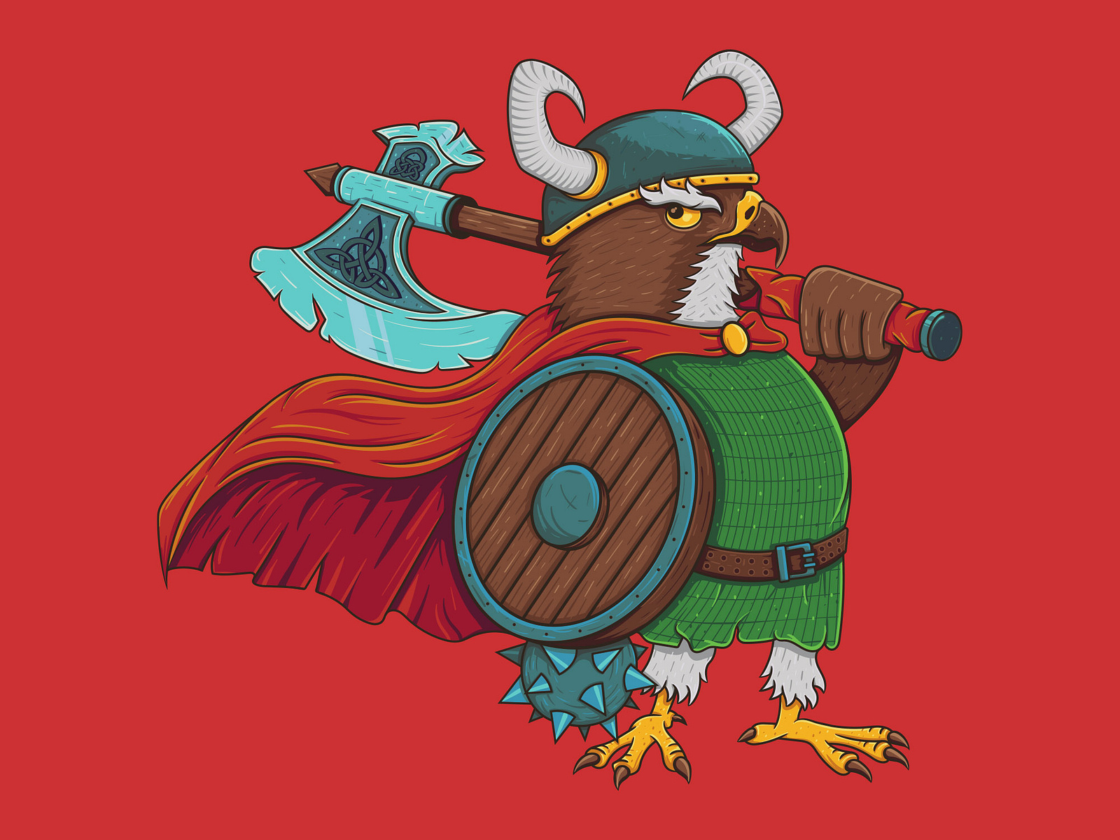 Viking Hawk by Matija Jursic on Dribbble