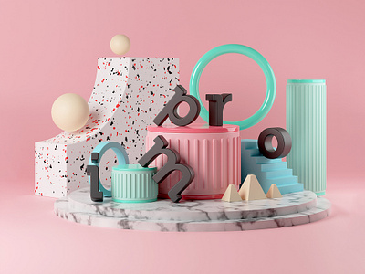 Impro 3D Abstract by Impro Studio on Dribbble