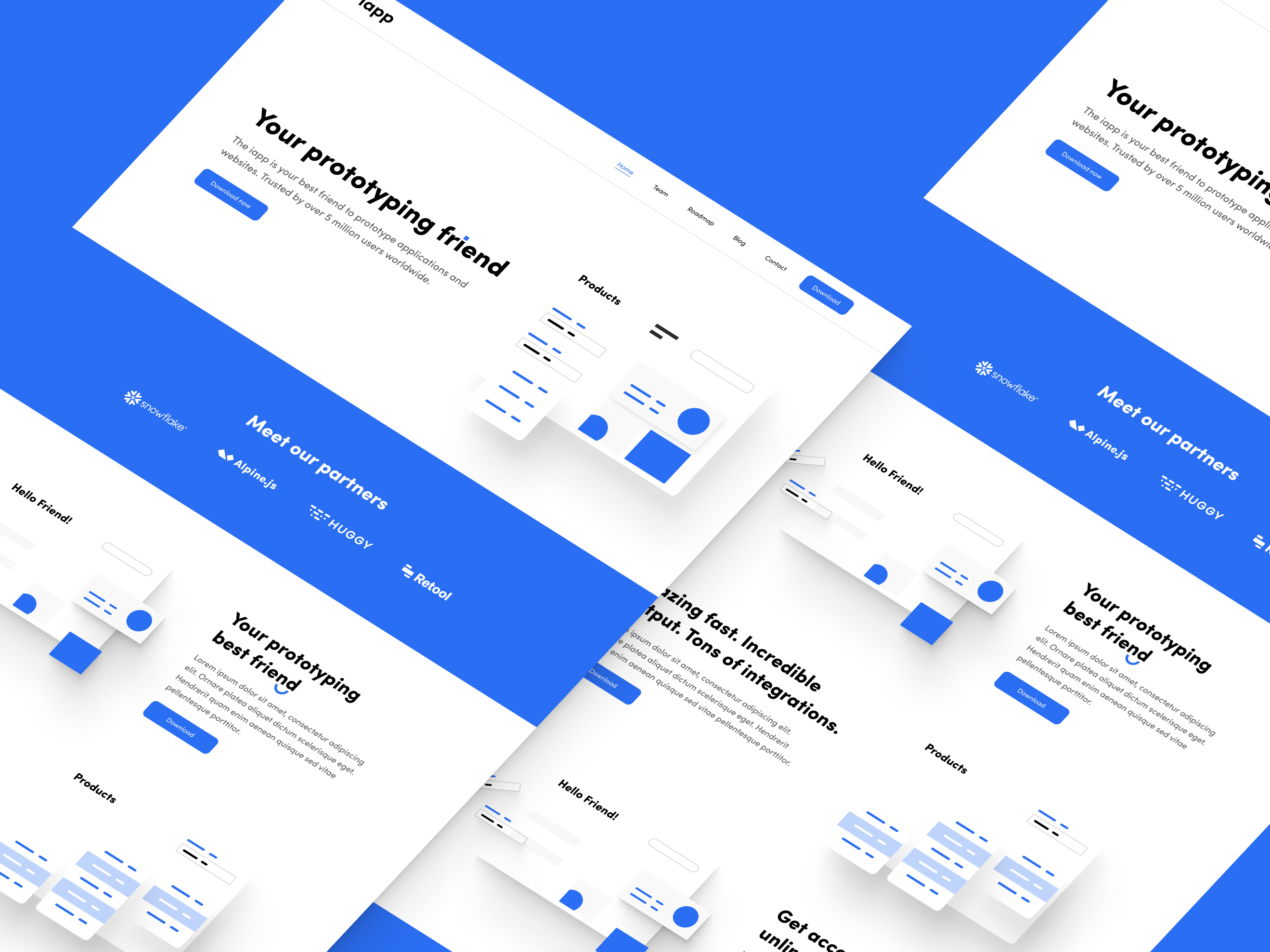 iapp - prototyping app by Bartłomiej Ocieczek on Dribbble