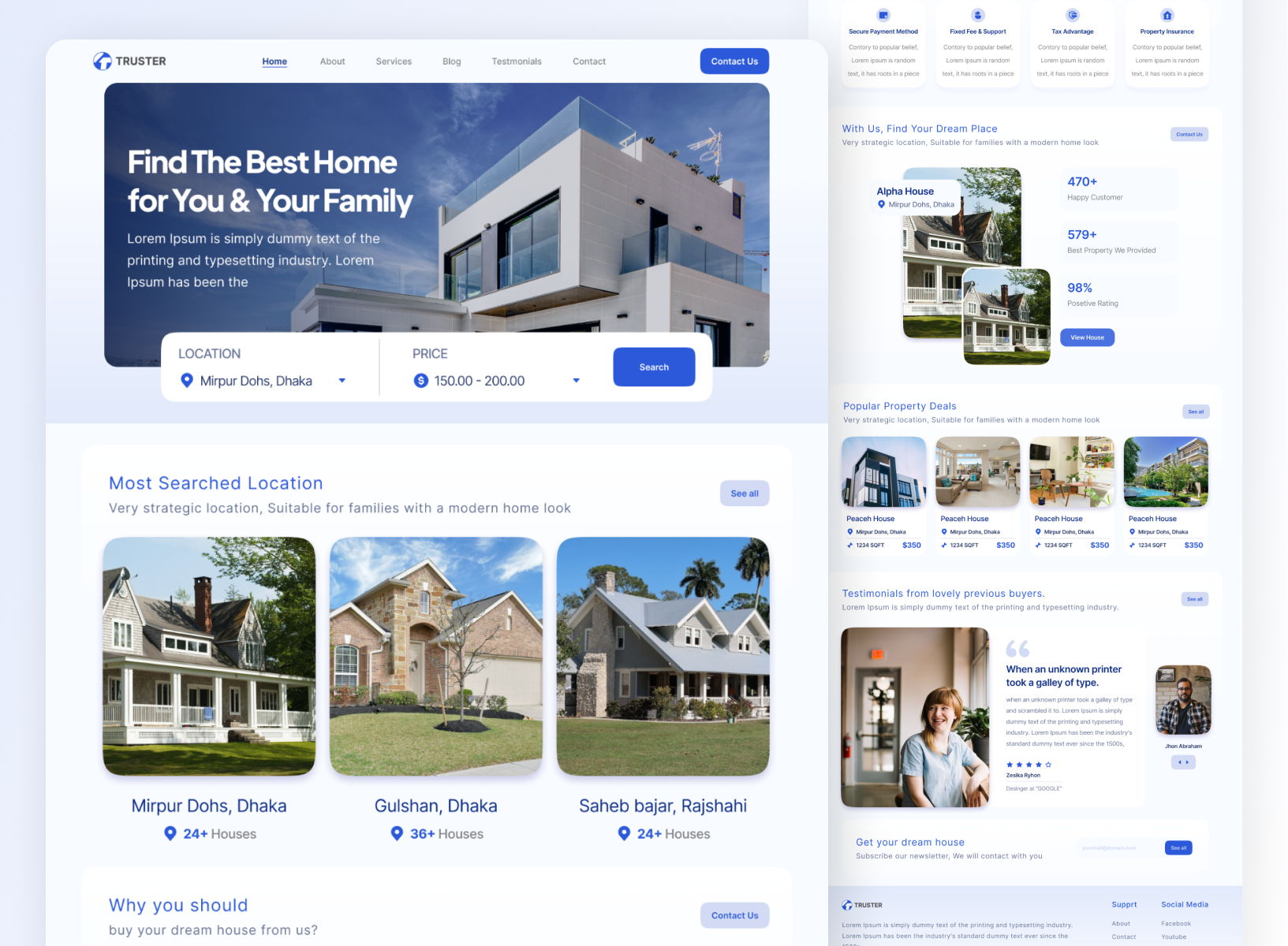 Realestate Homepage designs, themes, templates and downloadable graphic ...