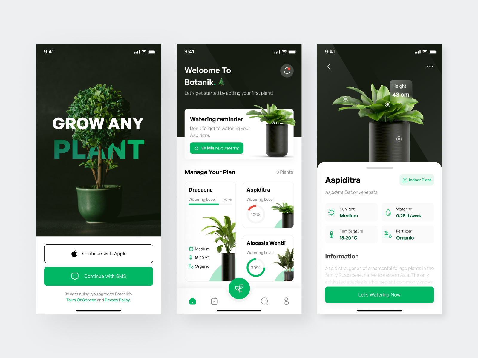 Botanic. - Plant Reminder App by Zaim Maulana for Elux Space on Dribbble