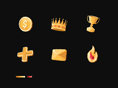 Low poly icon set by Rengised on Dribbble