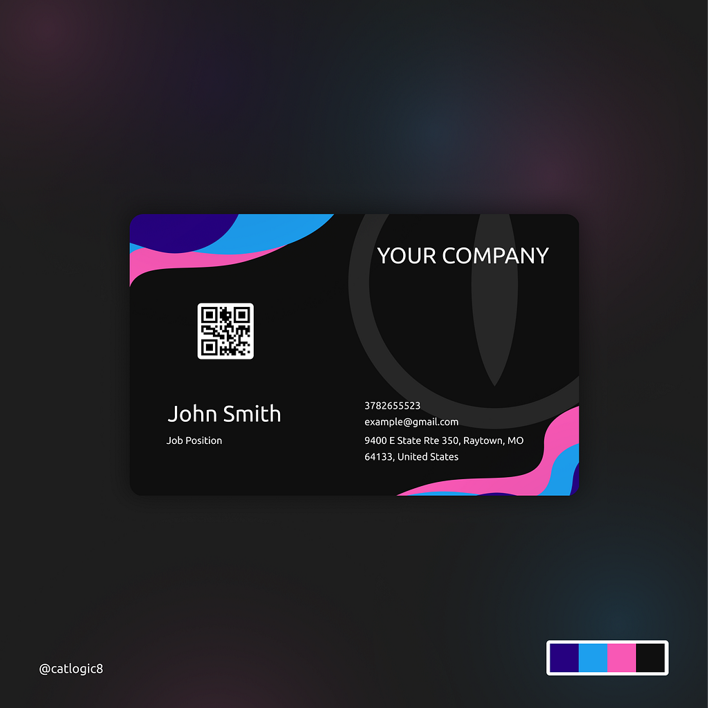 Name Card Design by Prahastito (catlogic8) on Dribbble